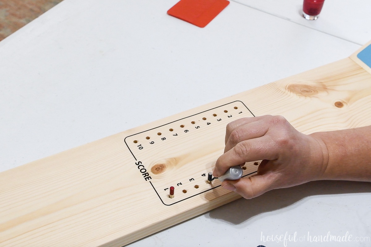 Tabletop Cornhole Game Build Plans - Houseful of Handmade