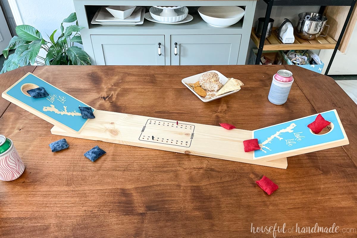 Tabletop Cornhole Game Build Plans - Houseful of Handmade