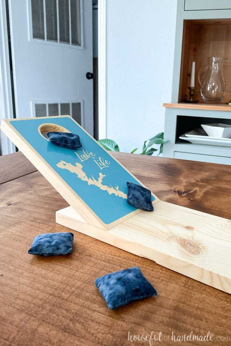 Tabletop Cornhole Game Build Plans - Houseful of Handmade