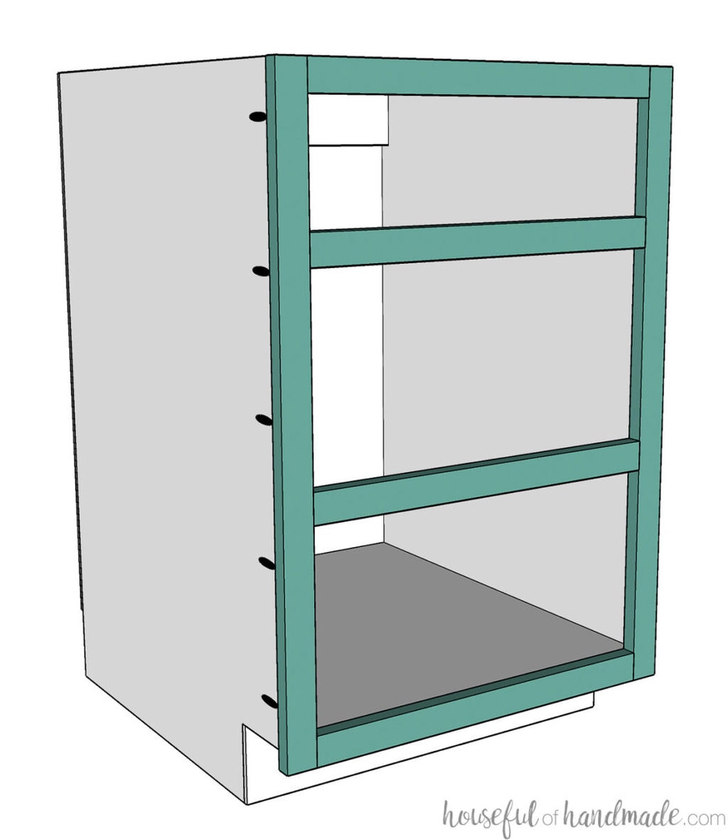 How to Build Drawer Base Cabinets - Houseful of Handmade