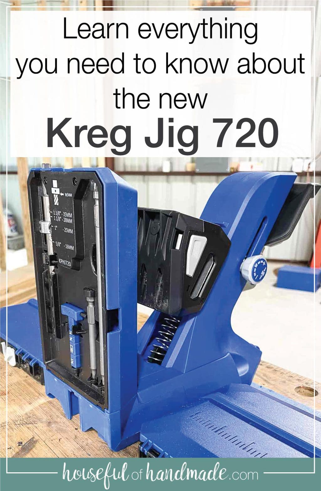 How to Use the Kreg Pocket Hole Jig 720 - Houseful of Handmade