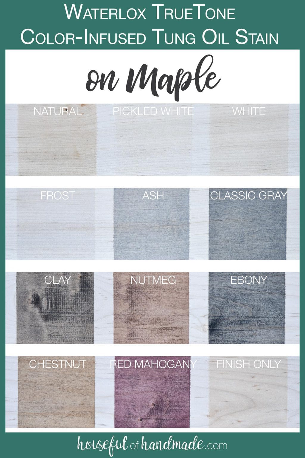 Testing TrueTone Color-Infused Tung Oil on Different Wood Species ...