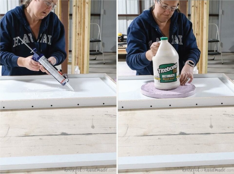 Cheap DIY Concrete Vanity Top - Houseful of Handmade