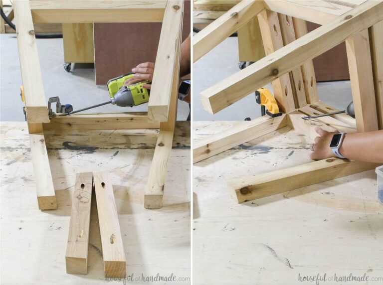 DIY Umbrella Side Table - Houseful of Handmade