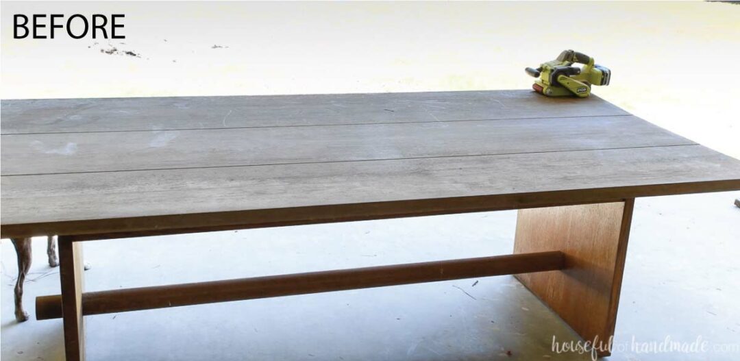 How to Refinish a Wood Table - Houseful of Handmade