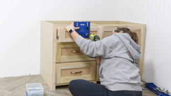 How to Attach Drawer Fronts - Houseful of Handmade