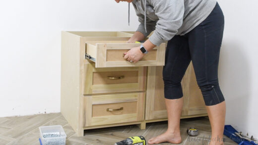 How to Attach Drawer Fronts - Houseful of Handmade