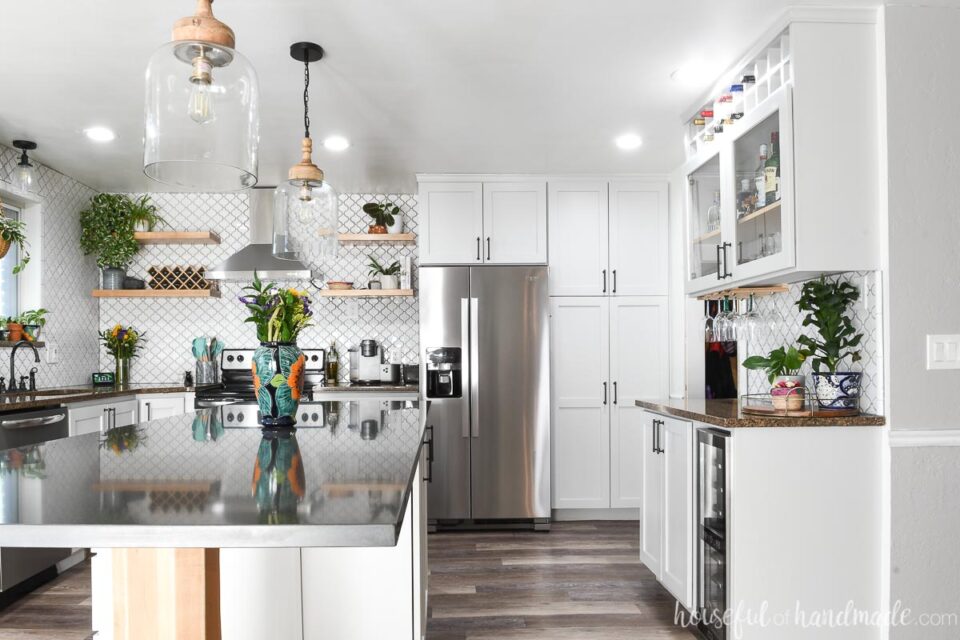 Stunning Modern Kitchen Remodel on a Budget - Houseful of Handmade