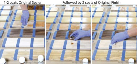 Comparing Different Sheens of Finishes on Different Wood Species ...