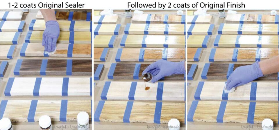 Comparing Different Sheens of Finishes on Different Wood Species ...