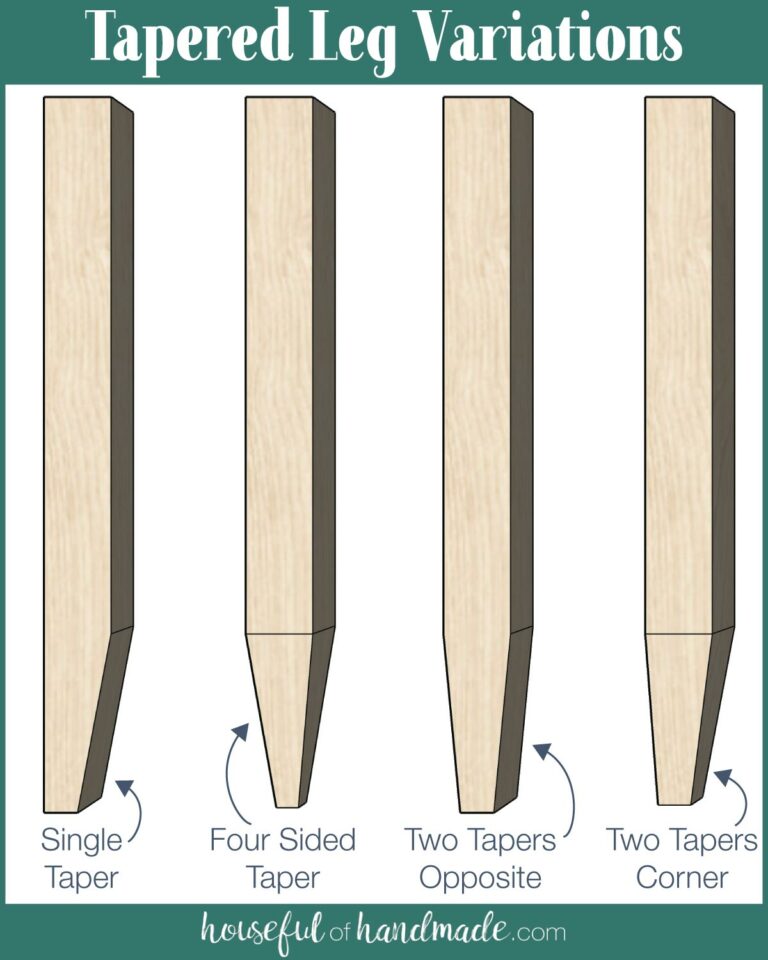 Easy DIY Tapered Leg Jig - Houseful of Handmade