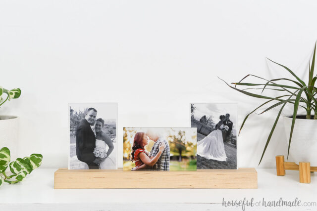 Simple Modern Picture Frame Blocks - Houseful of Handmade
