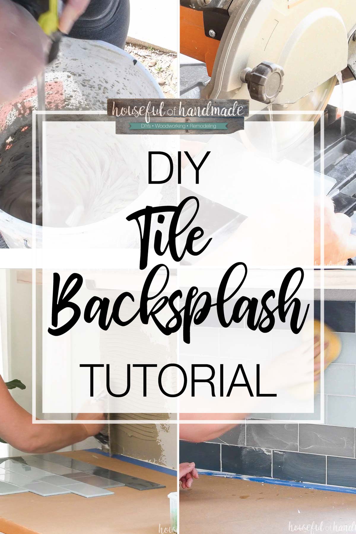 How to Tile a Backsplash - Houseful of Handmade