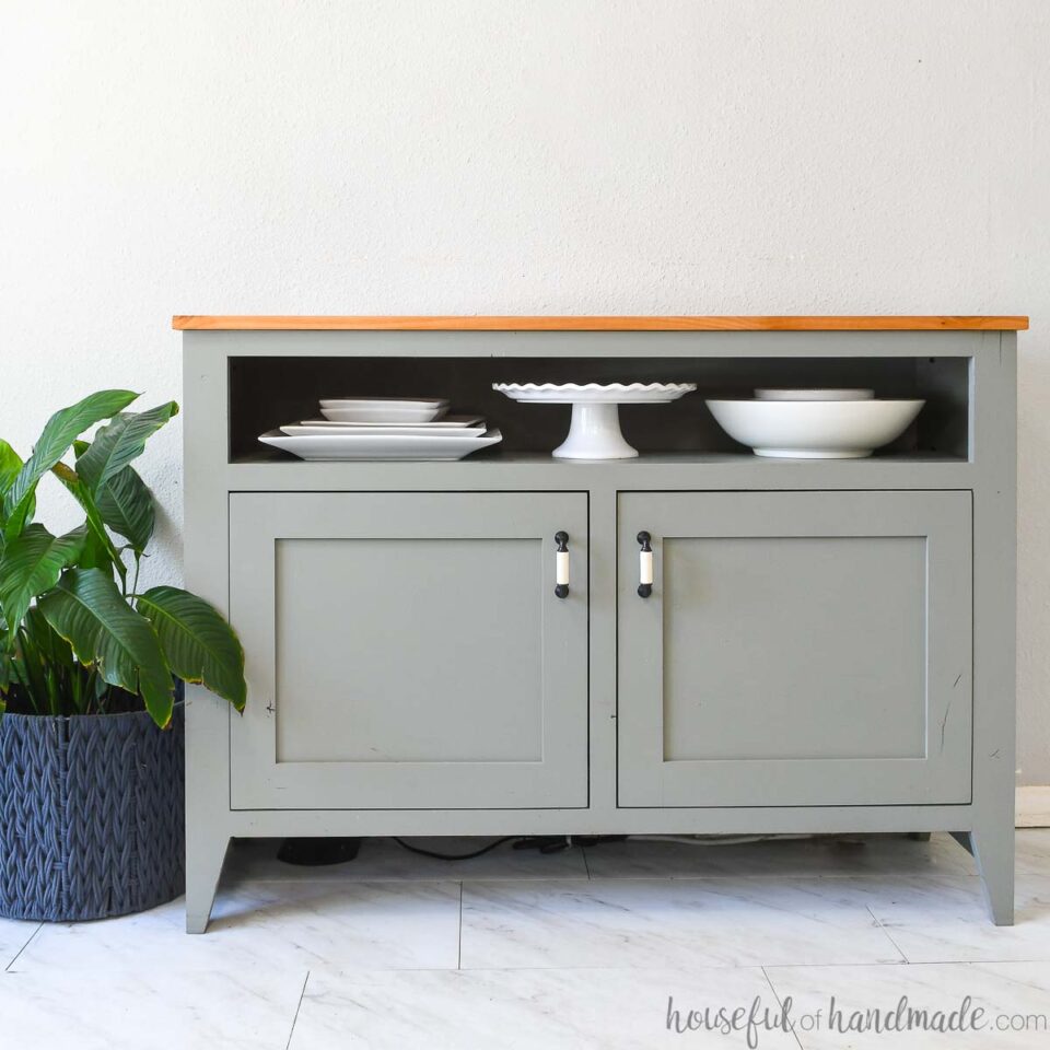 DIY Built in Storage Cabinets - Houseful of Handmade