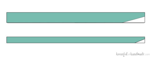 DIY Sideboard with Serving Dish Storage Shelf - Houseful of Handmade