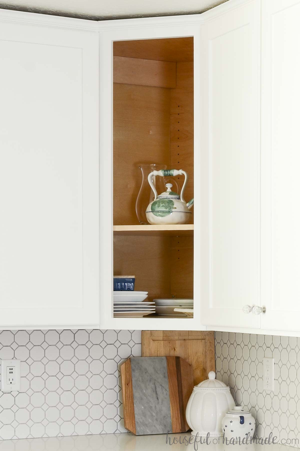 How to Build Corner Cabinets - Houseful of Handmade