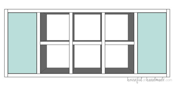 Modern DIY Cube Storage Shelf - Houseful of Handmade