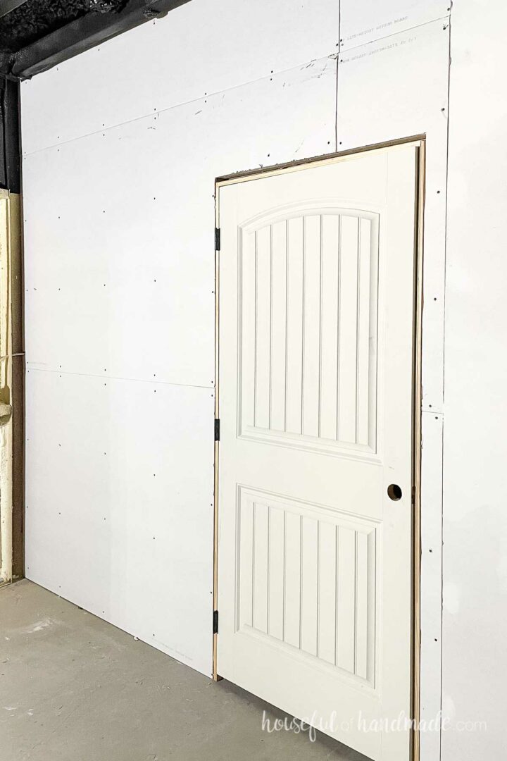 How to Hang Drywall - Houseful of Handmade