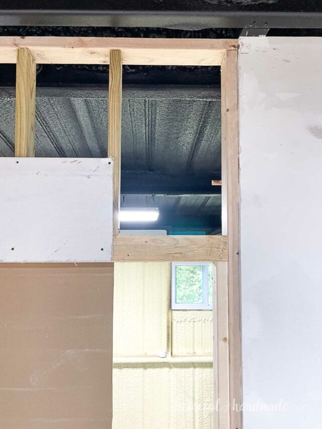 How to Hang Drywall - Houseful of Handmade