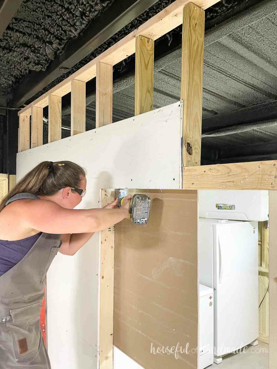 How to Hang Drywall - Houseful of Handmade