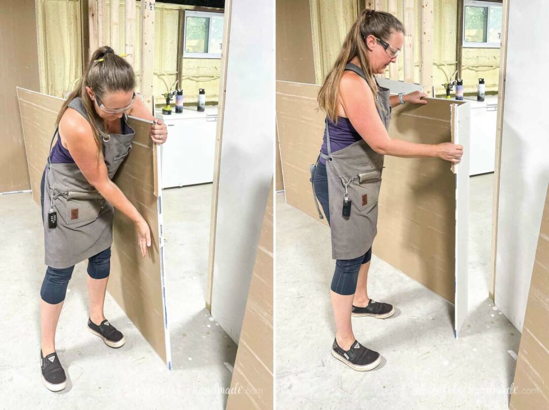 How to Hang Drywall - Houseful of Handmade