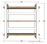 Easy Modern Wall Shelves DIY - Houseful of Handmade