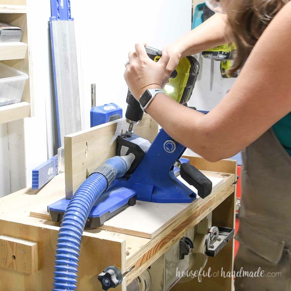 Simple DIY Side Table with Wheels - Houseful of Handmade