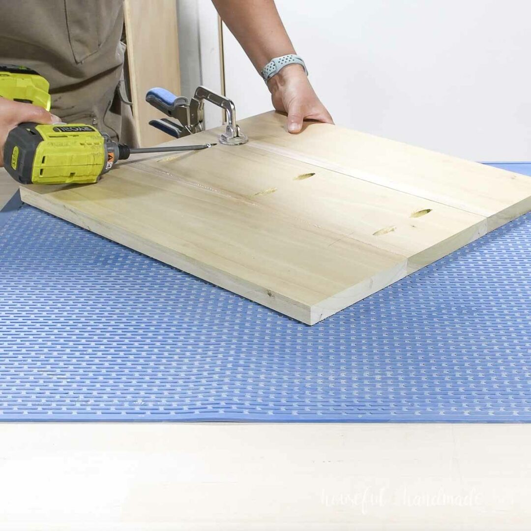 Simple DIY Side Table with Wheels - Houseful of Handmade