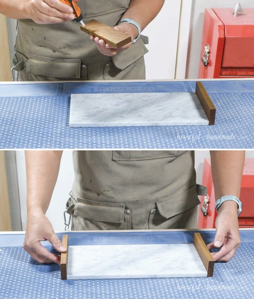 Easy Organizing Tray from Scraps - Houseful of Handmade