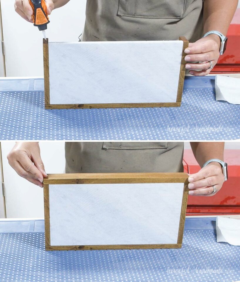 Easy Organizing Tray from Scraps - Houseful of Handmade