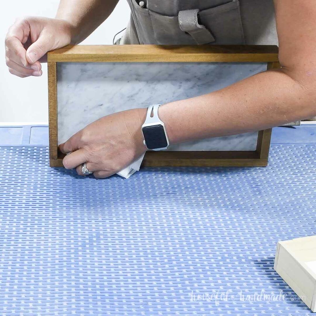 Easy Organizing Tray from Scraps - Houseful of Handmade