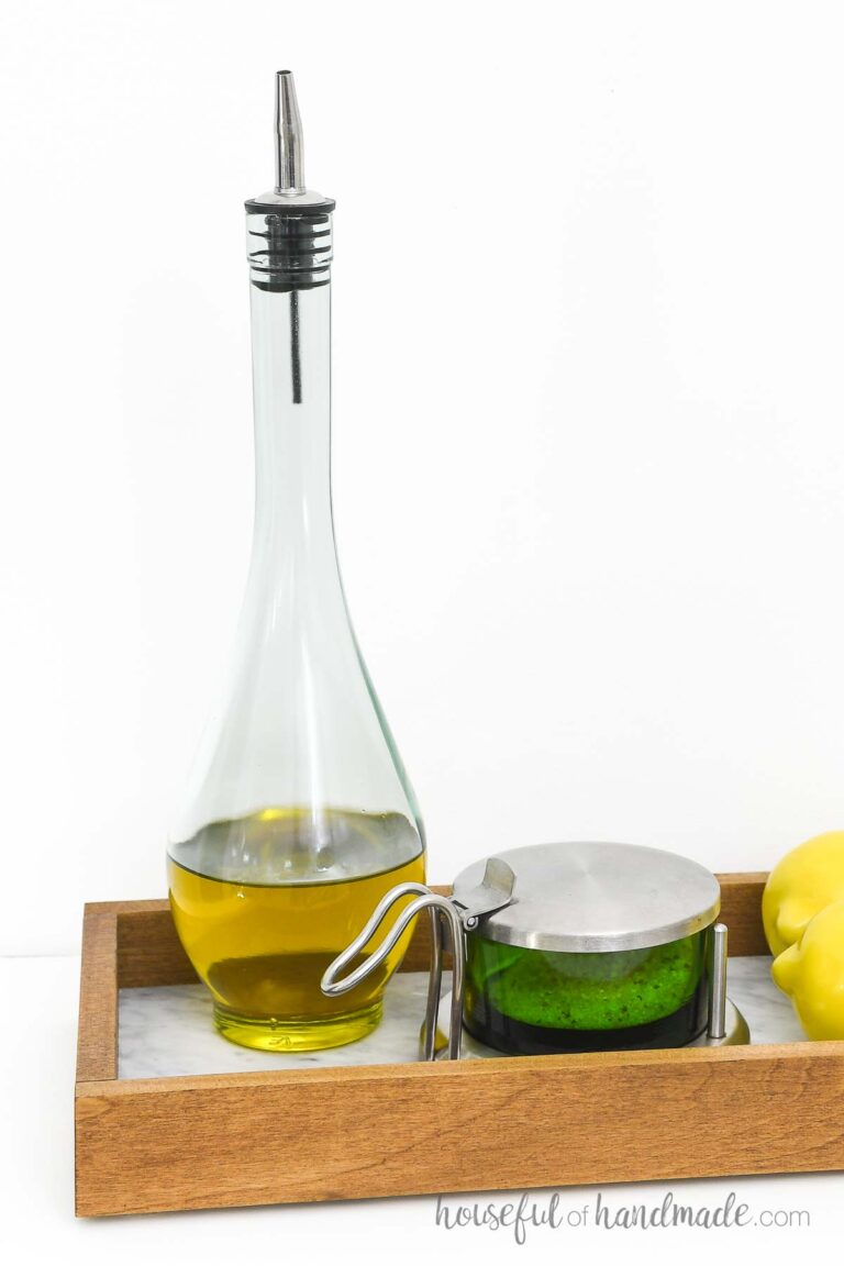 Easy Organizing Tray from Scraps - Houseful of Handmade