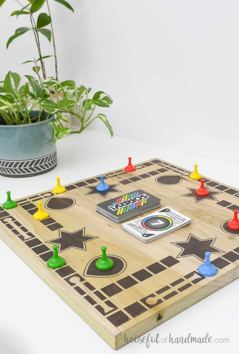 Easy Wood Game Board - Houseful of Handmade