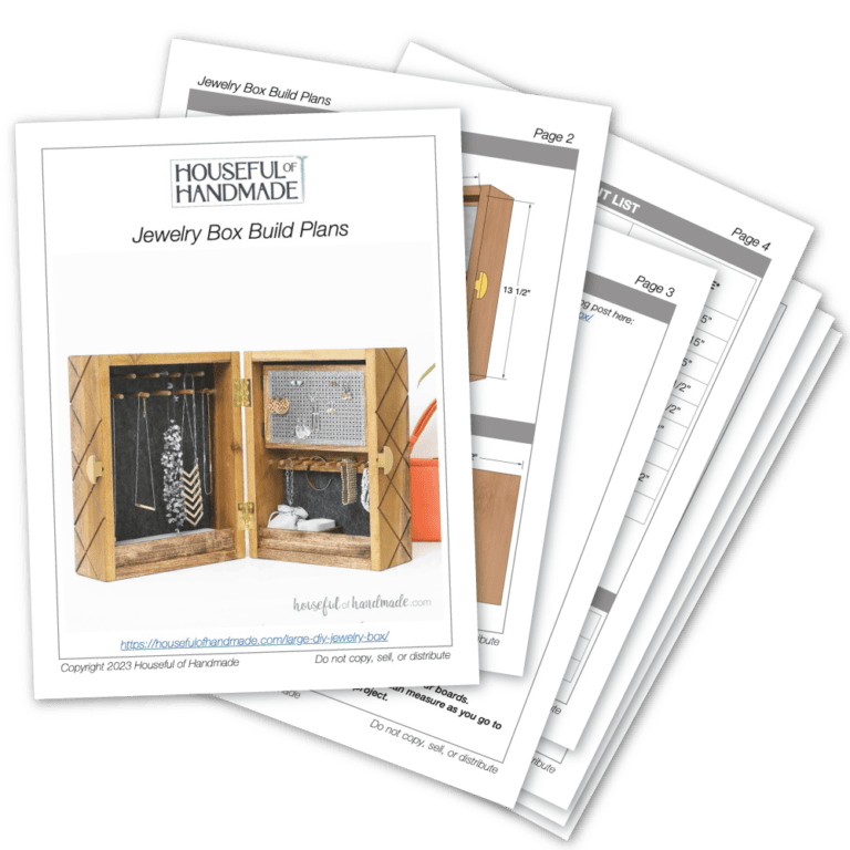 Large DIY Jewelry Box - Houseful of Handmade