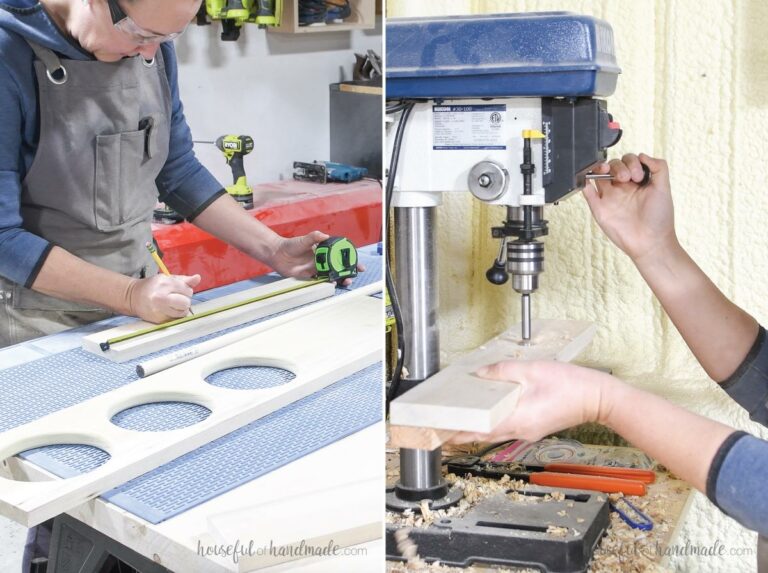 Easy Yoga Mat Holder Plans - Houseful of Handmade