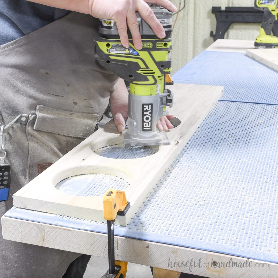 Easy Yoga Mat Holder Plans - Houseful of Handmade