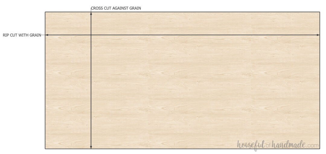 The Easy Way to Cut Plywood - Houseful of Handmade