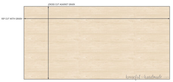 The Easy Way to Cut Plywood - Houseful of Handmade