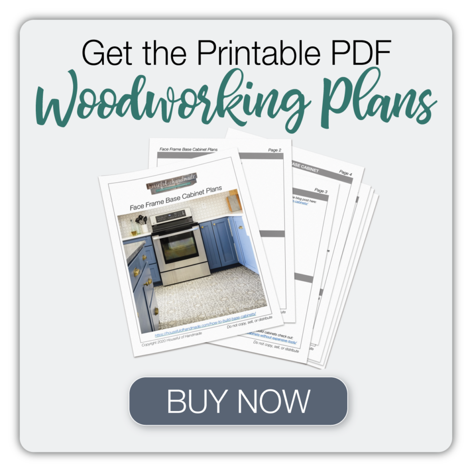 How to Build Base Cabinets - The Complete Guide {Houseful of Handmade }