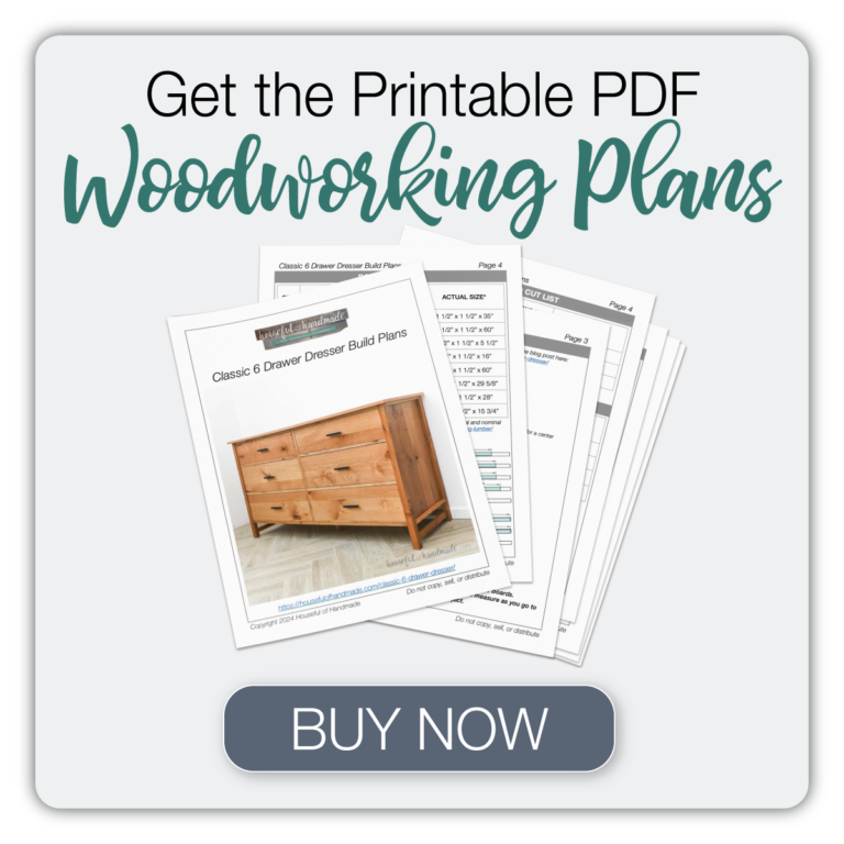 Classic 6 Drawer Dresser Build Plans - Houseful of Handmade