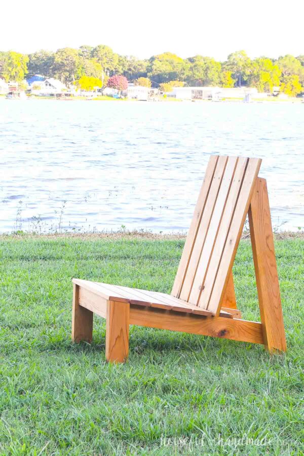 DIY Modern Adirondack Chair - Houseful of Handmade
