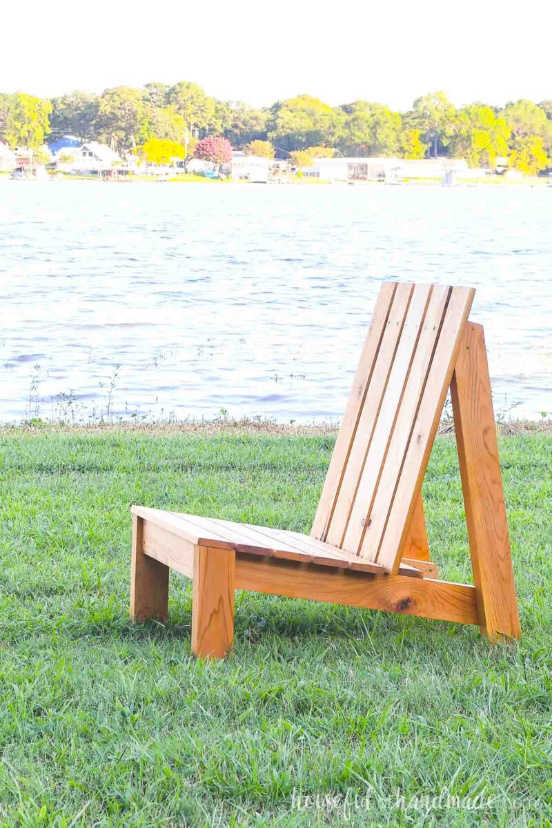 DIY Modern Adirondack Chair - Houseful of Handmade