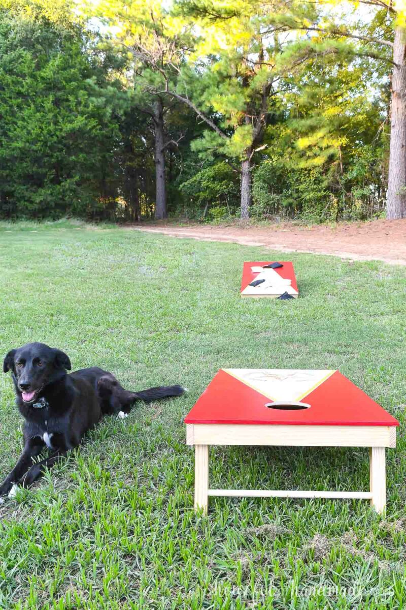 Easy DIY Wooden Cornhole Boards - Houseful of Handmade