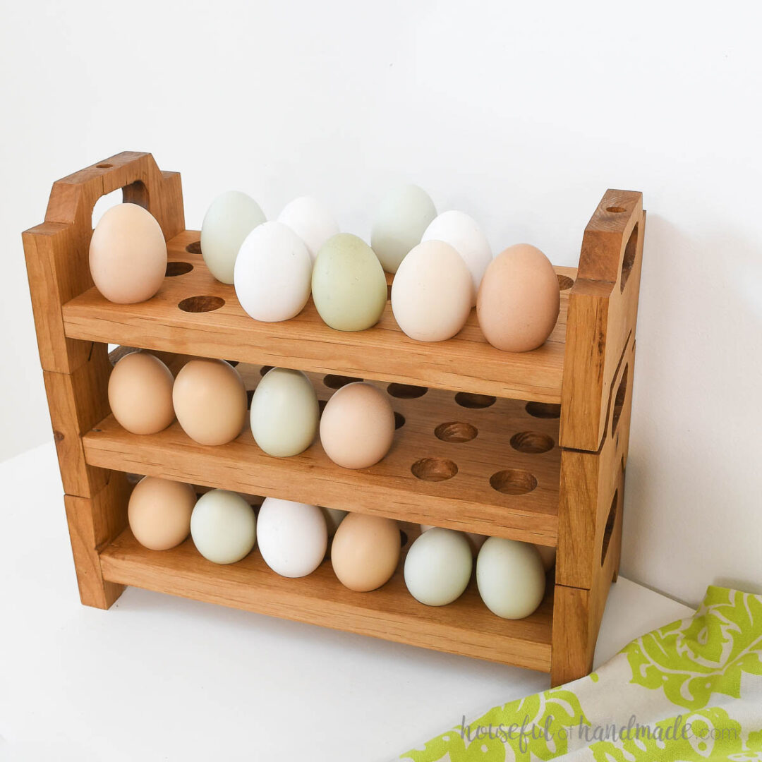 Easy Farm Fresh Egg Trays that Stack - Houseful of Handmade