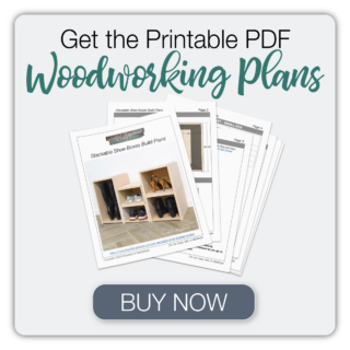 DIY Stackable Shoe Storage Boxes - Houseful of Handmade