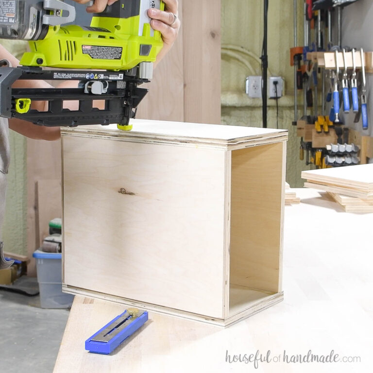 DIY Stackable Shoe Storage Boxes - Houseful of Handmade