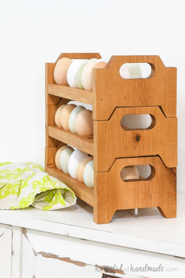 Easy Farm Fresh Egg Trays that Stack - Houseful of Handmade