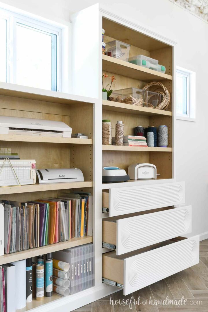 DIY Built in Storage Cabinets - Houseful of Handmade
