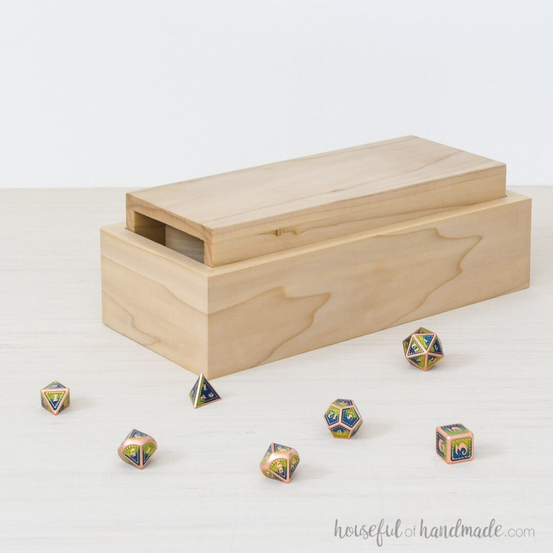 DIY Dice Tower with Tray - Houseful of Handmade