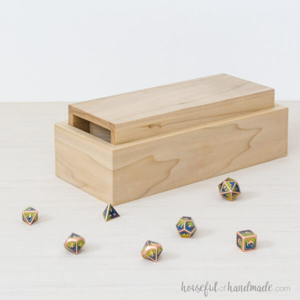 DIY Dice Tower with Tray - Houseful of Handmade